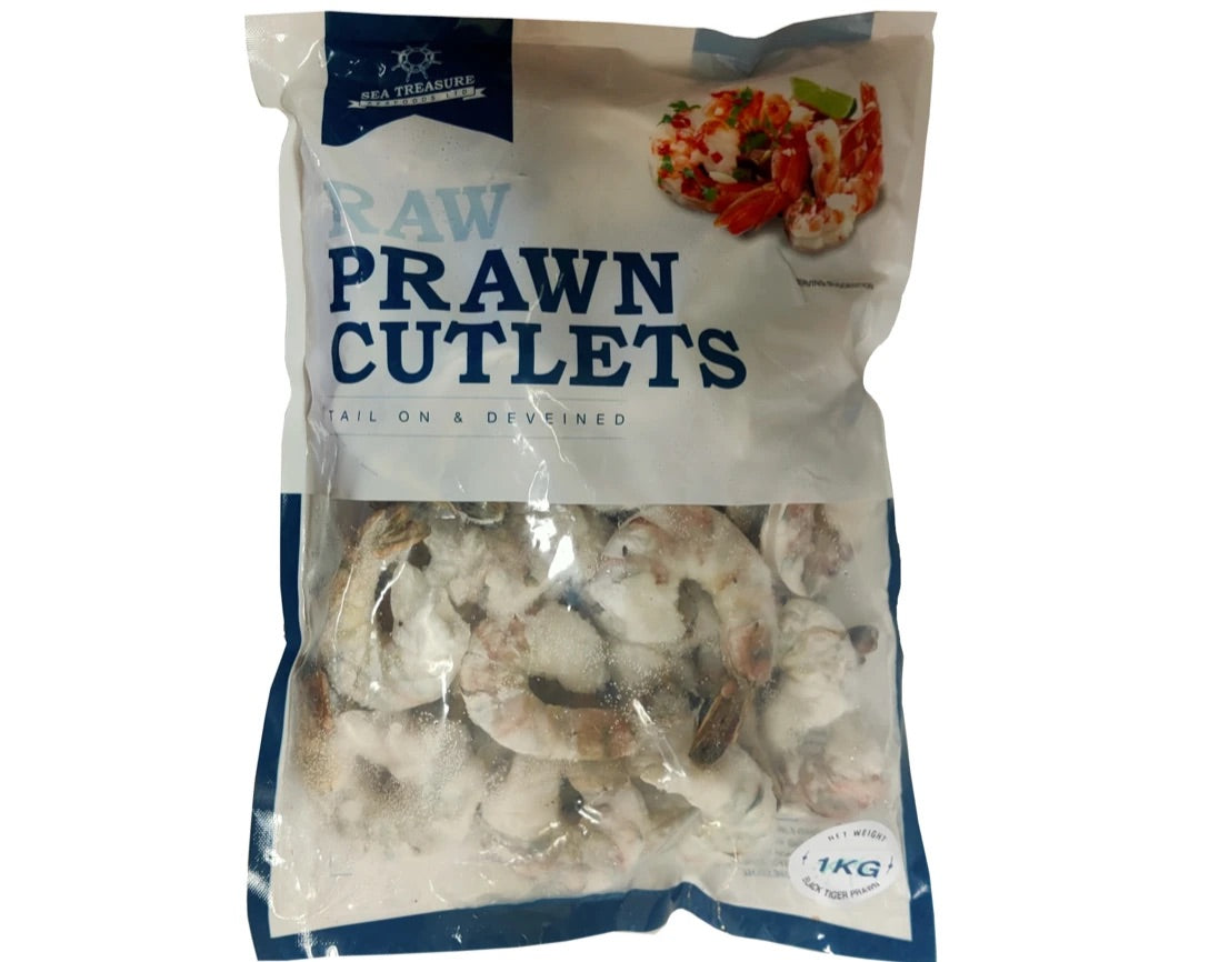 1kg Raw Prawn Cutlets 16/20 – Scott Seafood Orders